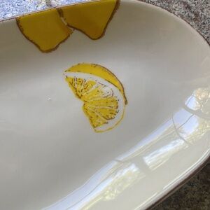 papart | Dining | Papart Ceramic Lemon Serving Plate Platter Tray ...